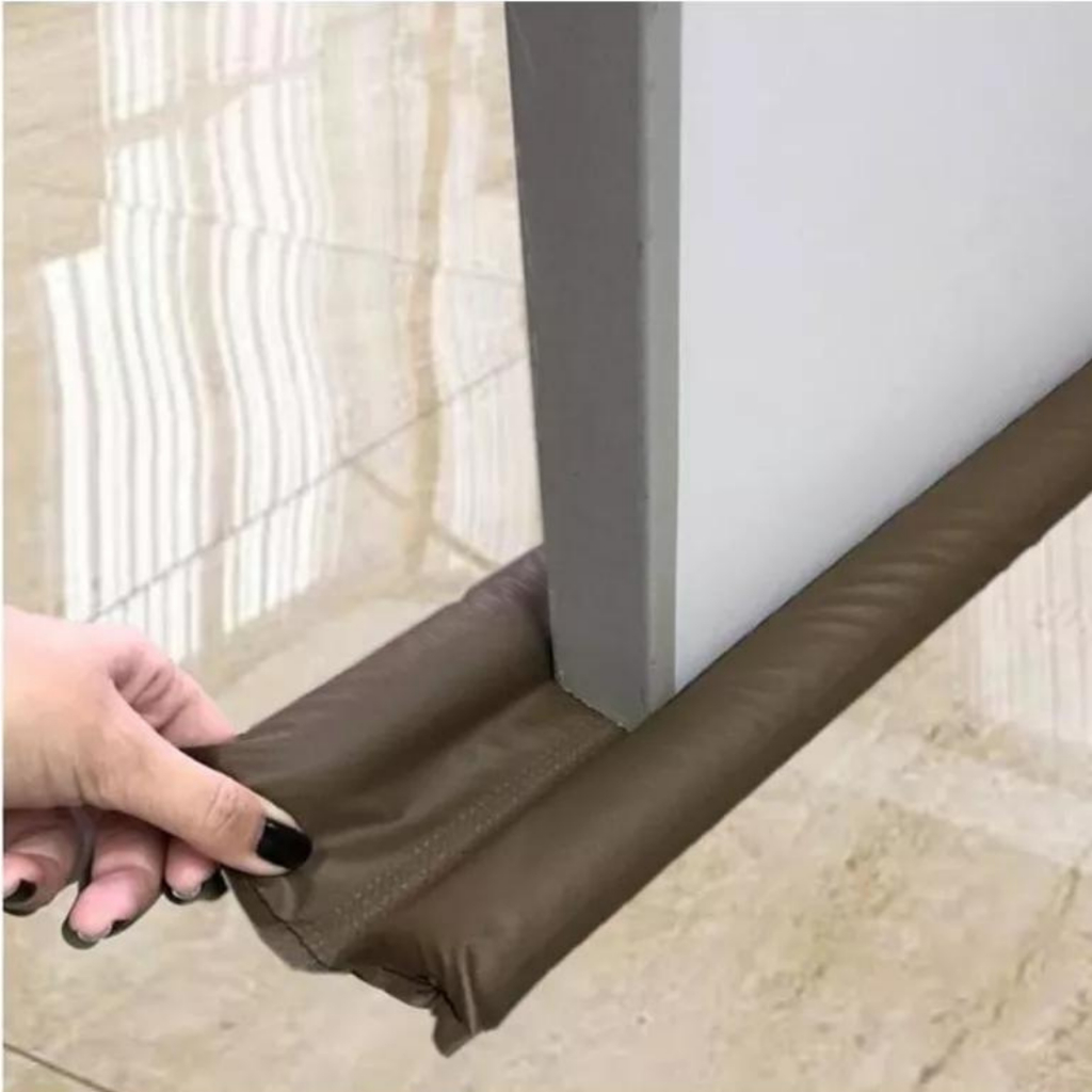 Veda porta duplo 80 cm, 90 cm e 100 cm, Ajustável - Rolinho Protetor de ...