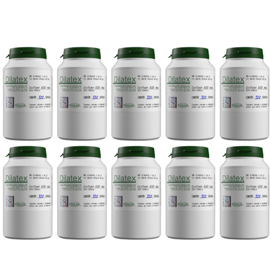 10X Dilatex - 120 Cápsulas - Power Supplements | Shopee Brasil