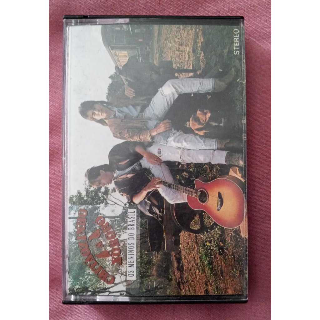 Fita K7 Chitãozinho & Xororó (1989) Os Meninos do Brasil | Shopee Brasil