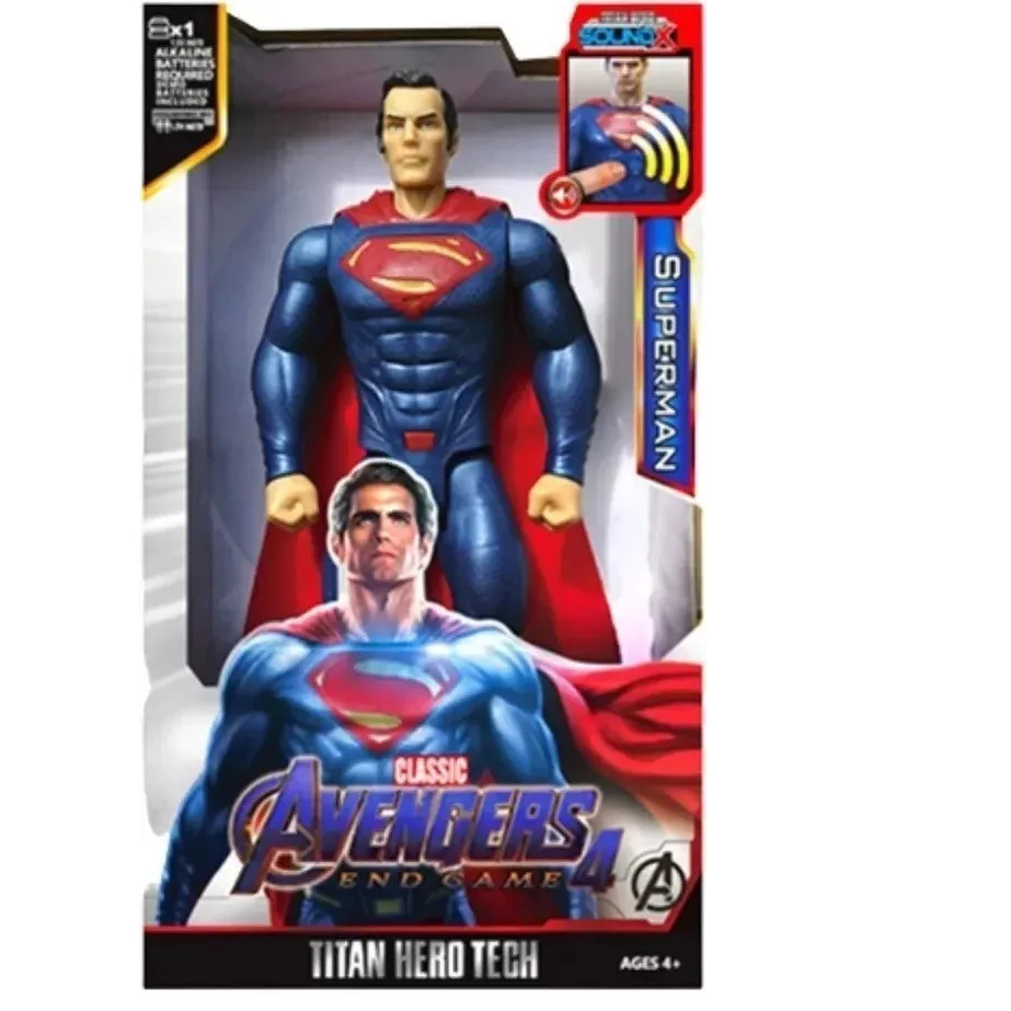Boneco Super Homem Superman Grande Liga da Justiça Vingadores | Shopee ...