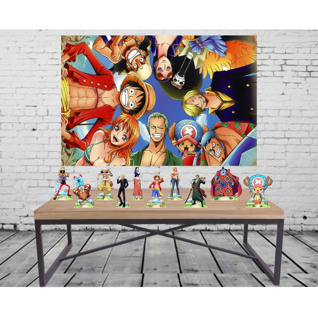 Kit Festa - One Piece 8 Mesa + Painel Personalizado | Shopee Brasil