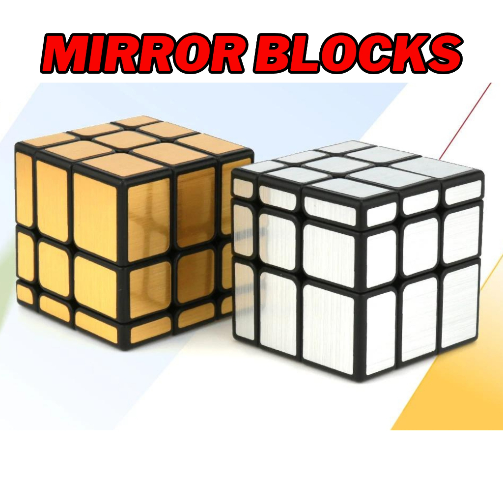 Cubo mágico mirror blocks dourado prateado | Shopee Brasil