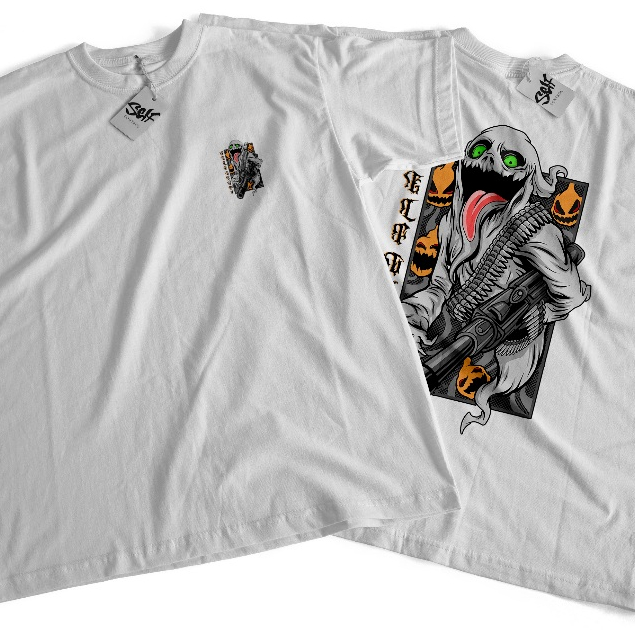 Camiseta Self Ghost Hallowen Night Style Gangsta | Shopee Brasil