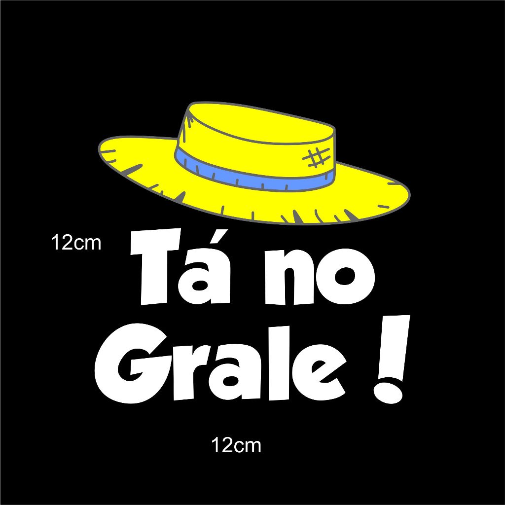 Adesivo Ta no Grale - Seu osmar | Shopee Brasil