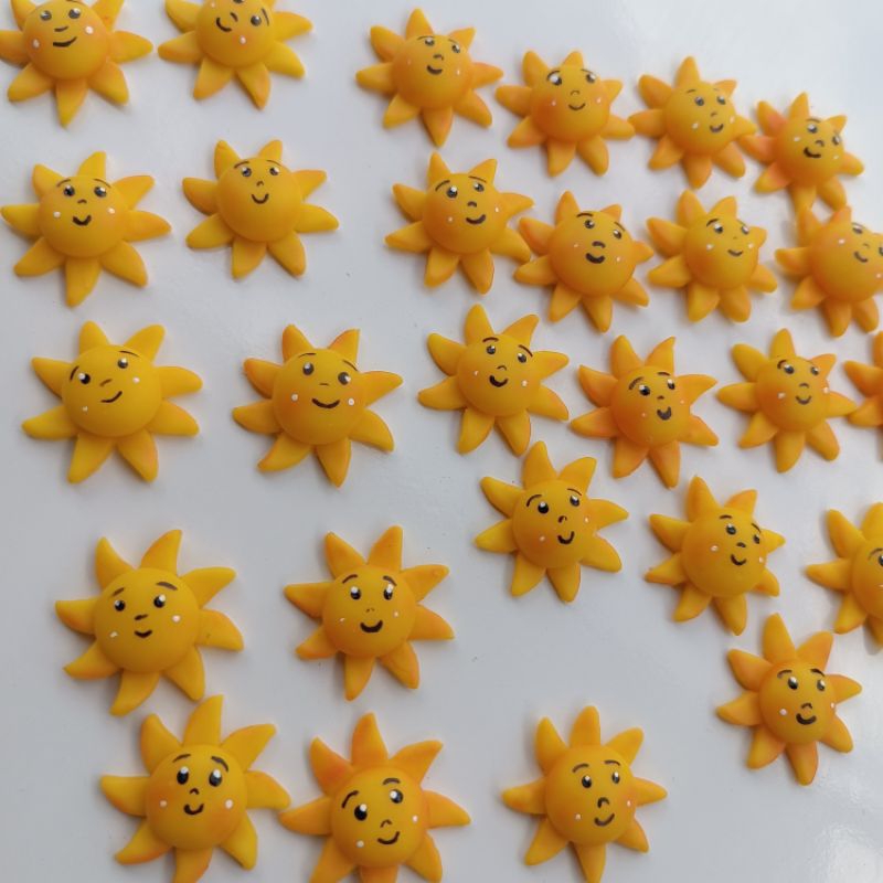 5 APLIQUE MINI SOL | Shopee Brasil