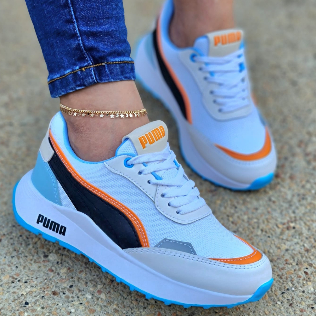 Tenis PUMA Academia tenis feminino confortavel macio lançamento 2024 ...