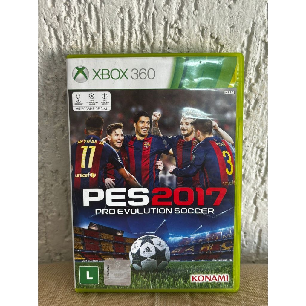 Pes 2017 Xbox 360 Midia fisica Original | Shopee Brasil