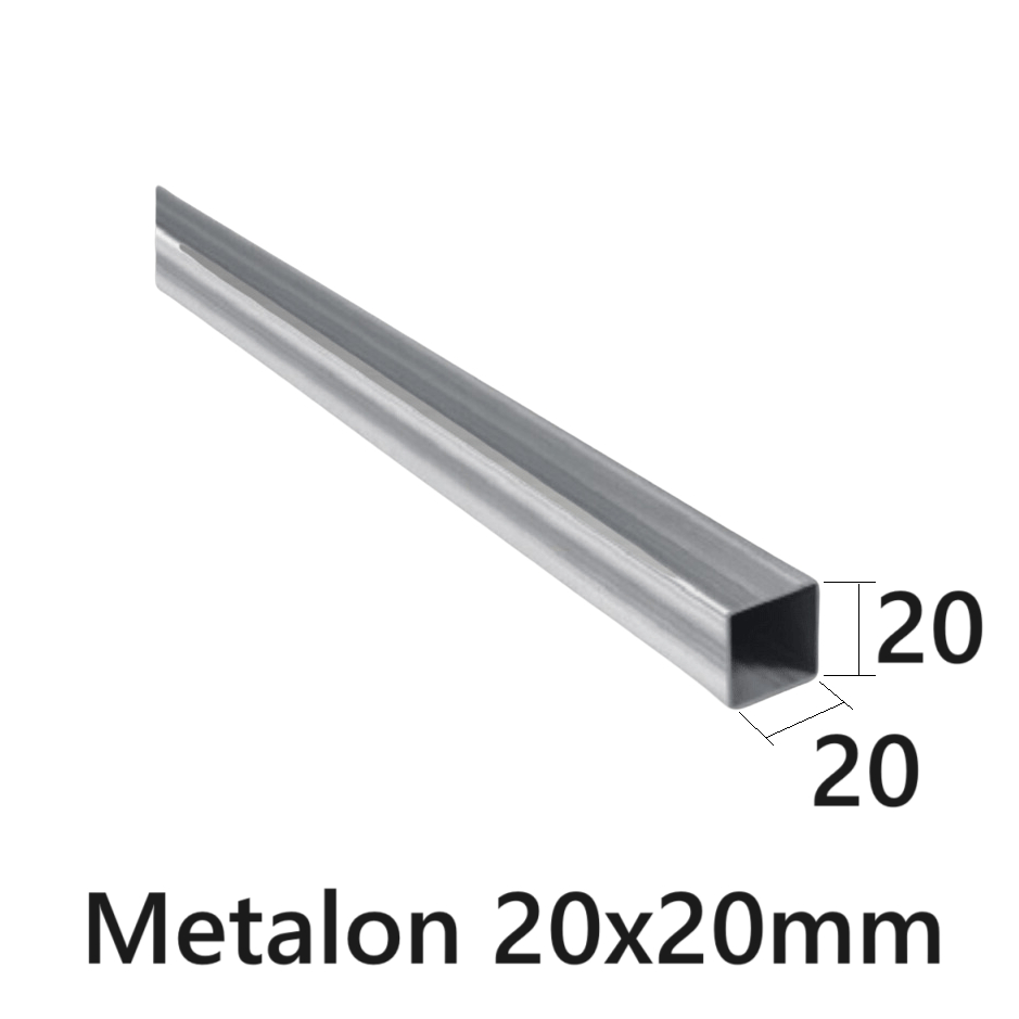 Metalon Perfil Quadrado em Aço Carbono Várias Medidas Parede 1,2mm ...