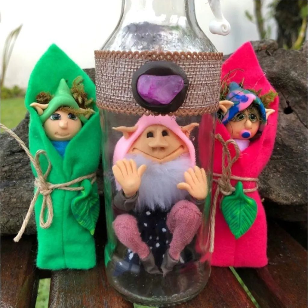 Kit Duende De São Thomé Garraduende + 2 Bebês Duendes | Shopee Brasil