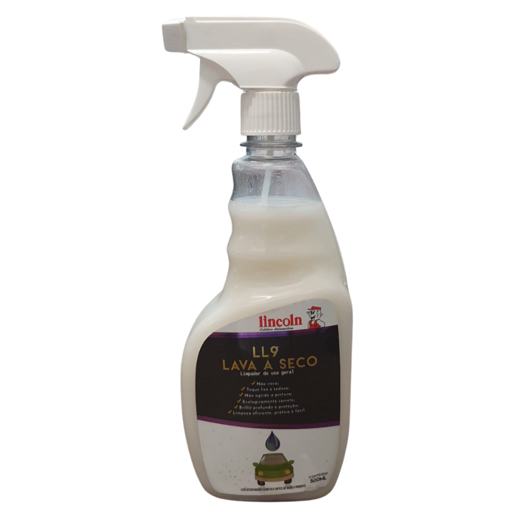 Lava A Seco Automotivo Lincoln LL9 - Pronto Para Uso 500ML | Shopee Brasil