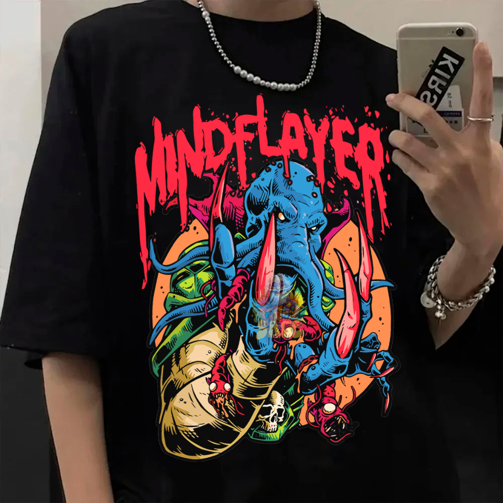 Camiseta Basica Algodao Mind Flayer Illithid Forgotten Realms Rpg ...