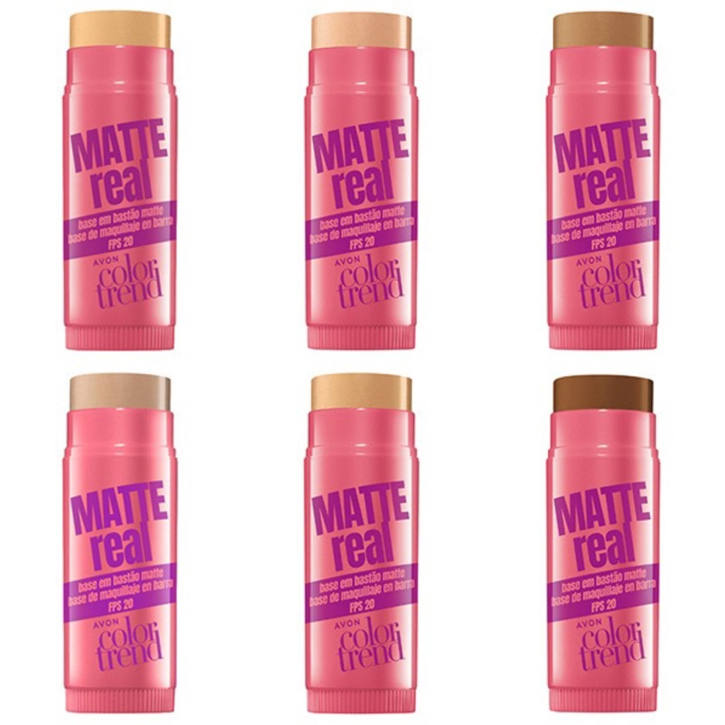 Base em Bastão Matte Real FPS20 - Avon | Shopee Brasil