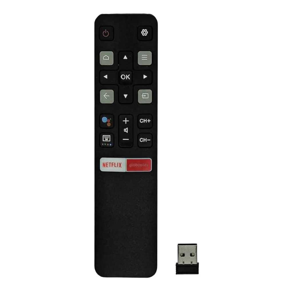 Controle Remoto Tv LCD TCL Smart Rc802v FLR1 / FLR2 Com Comando Voz ...