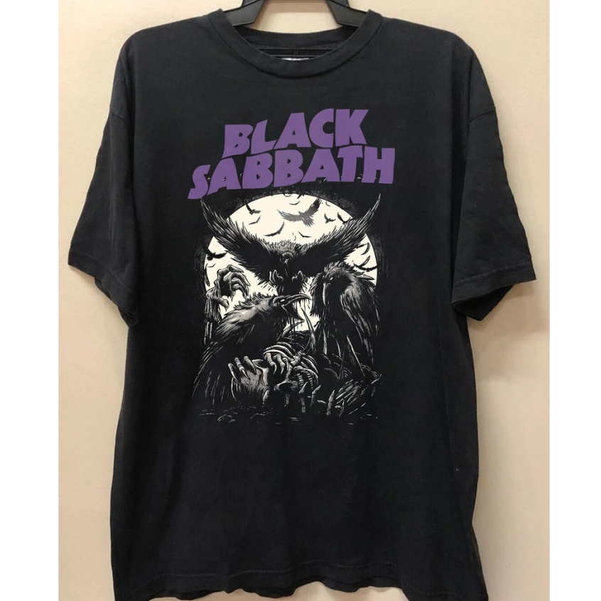 Camiseta Básica T-shirt Black Sabbath Band Music | Shopee Brasil