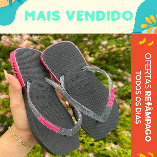 Chinelo Feminino Moda Praia 2024 Blogueira Borracha Macia Envio Rápido ...