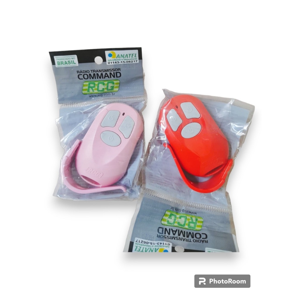 2 x Controles Remoto RCG de portao rosa + vermelho Portão eletronico ...