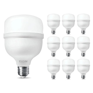 Kit 20 Lâmpada Super Bulbo Alta Potência Bivolt Led 20w 6500k Branco Frio (LUZ BRANCA) - Elgin ...
