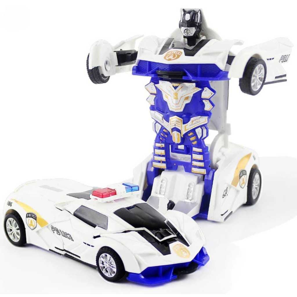 Carro de Brinquedo Infantil que Transforma em Robô Carro Transformes ...