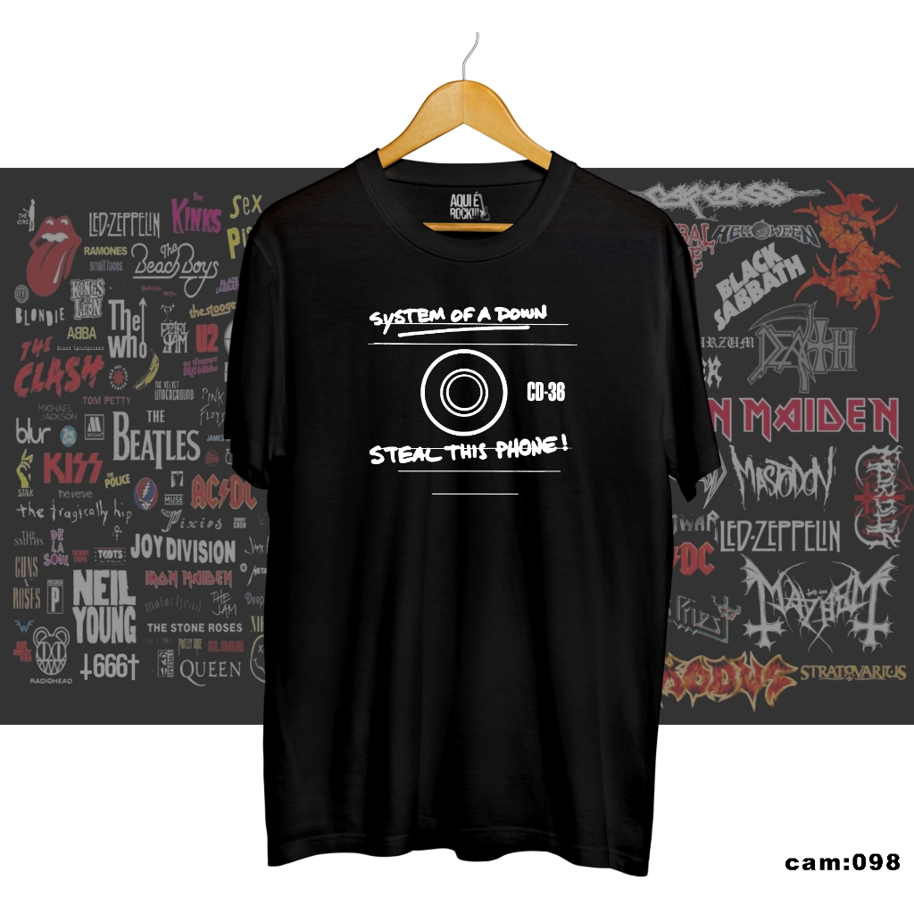 camiseta System Of a Down Steal This Album! New Metal camisa de rock | Shopee Brasil