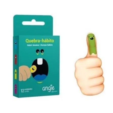 Quebra Hábito com 12 Adesivos lúdicos para Parar De Chupar O Dedo tirar ...