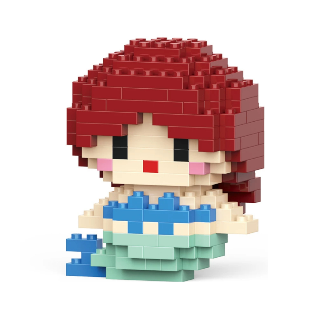 Mini Blocos de Montar Ariel Pequena Sereia Princesas | Shopee Brasil