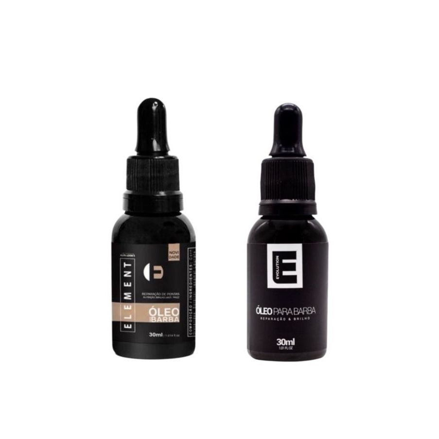 kit com 1 unidade de oleo para barbar element+ 1 unidade de oleo de ...