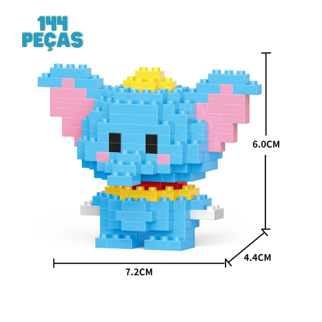 Mini Blocos de Montar Dumbo | Shopee Brasil