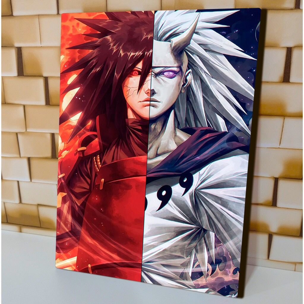 Quadro Decorativo Madara Uchiha Poster Naruto Anime MDF 6mm Alta ...