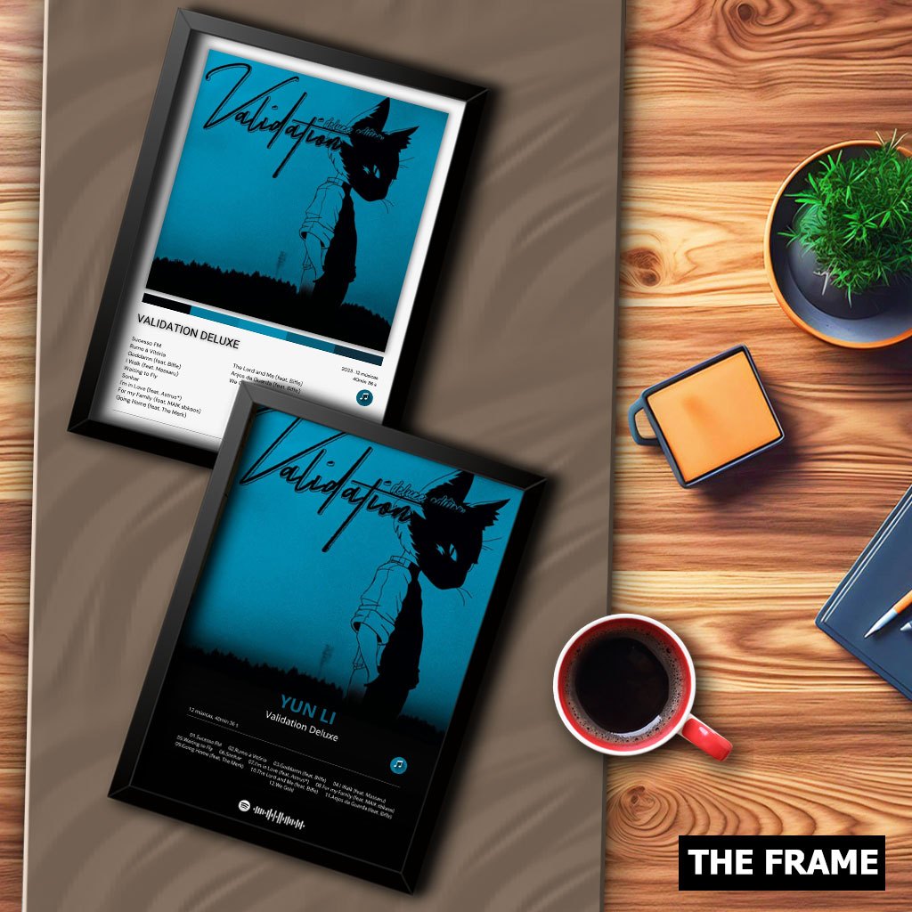 Quadro Decorativo Spotify Yun Li Album Validation Deluxe | Shopee Brasil