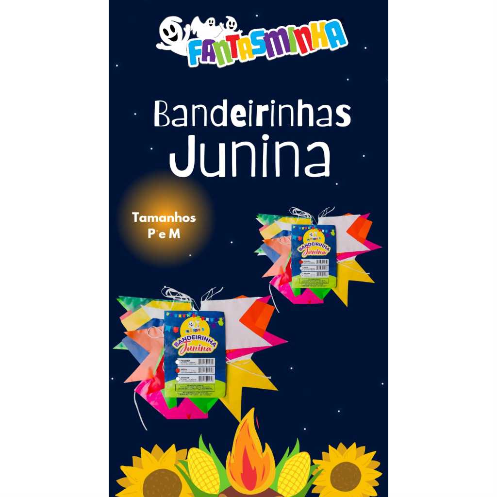 Kits Bandeirinhas Bandeira Plástico Coloridas Festa Junina Julhina 10 e ...