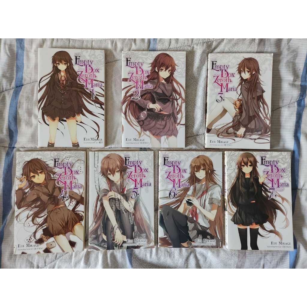 Coleção Completa de Light Novels de The Empty Box and Zeroth Maria ...