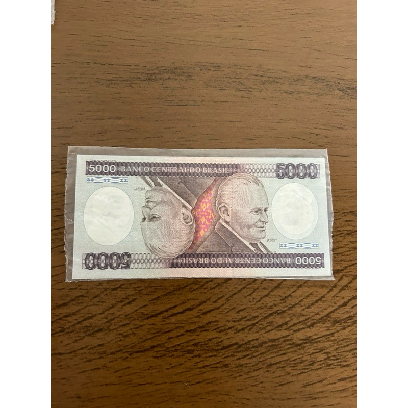 Cédula de 5000 Cruzeiros FE | Shopee Brasil