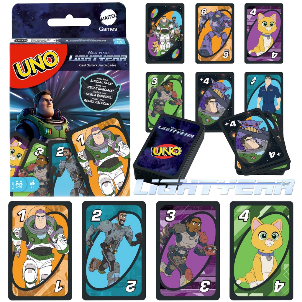 Uno Buzz Lightyear - Jogo De Cartas Mattel - Hjc24 Toy Story Disney ...