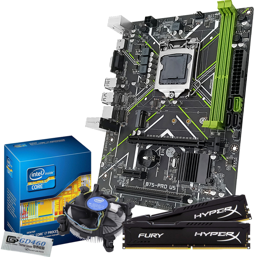 Kit Intel Core i5 3570 i7 2600 i7 2600K i7 3770 + 8GB e 16GB + Placa ...