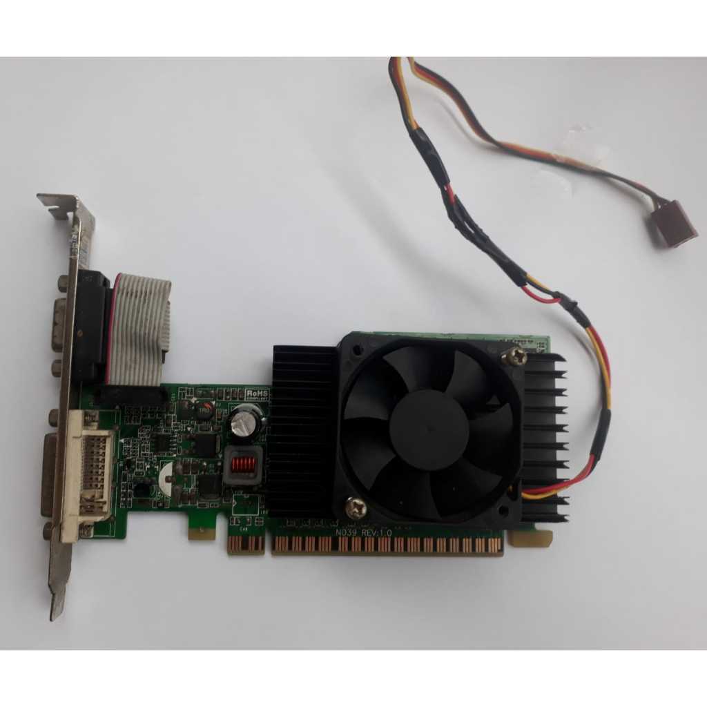 Placa De Video Geforce 8400gs 512mb Ddr2 Dvi Vga Pci-e | Shopee Brasil