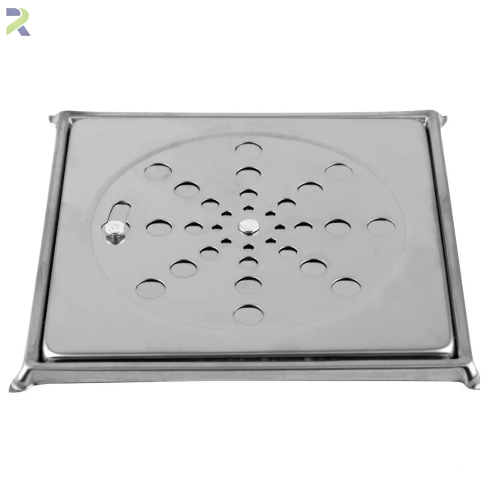 Ralo Tampa Grelha Caixilho Inox Para Banheiro ou Area Gourmet Quadrado ...