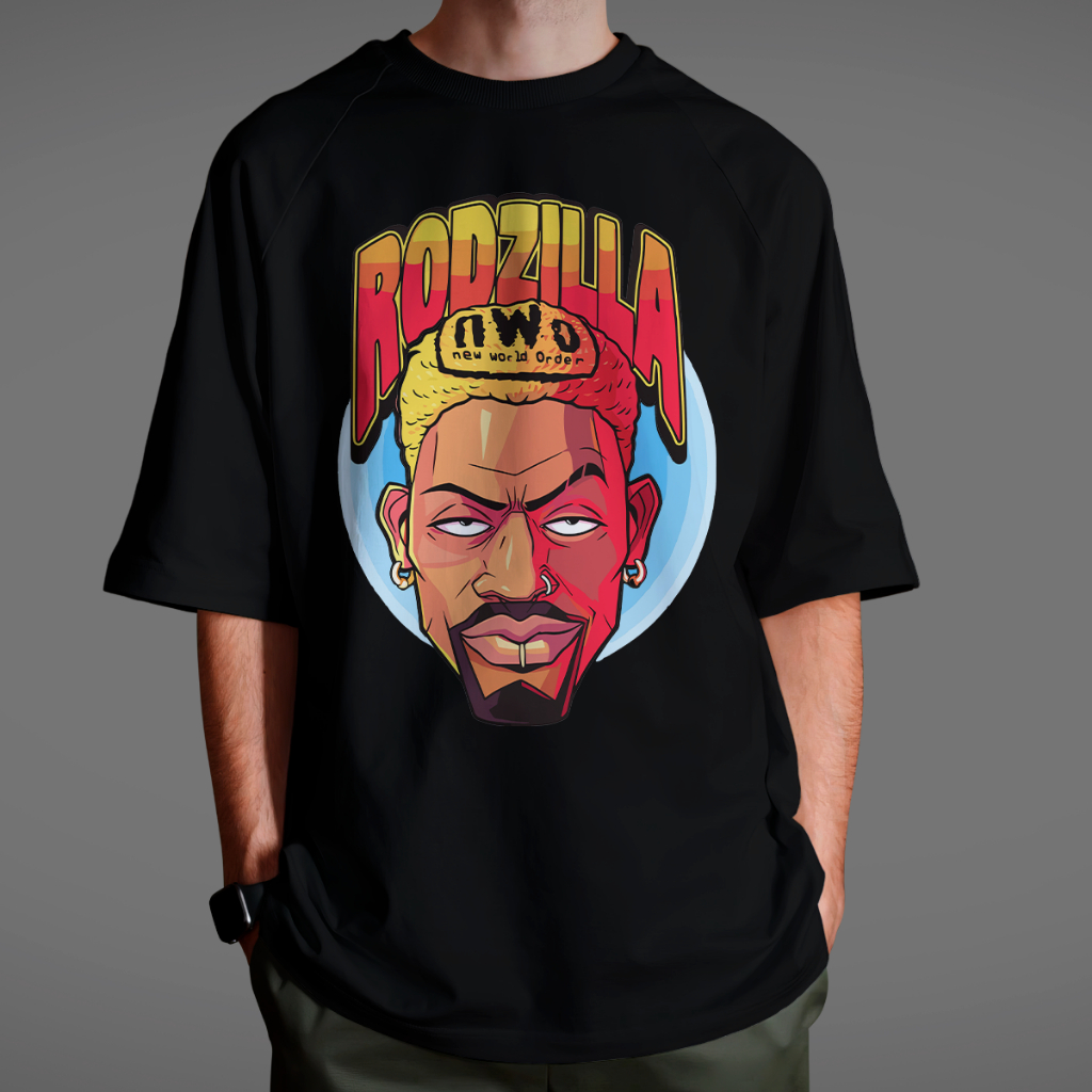Camiseta OVERSIZED Streetwear Rodzilla Jogador Dennis Rodman Rodzilla ...