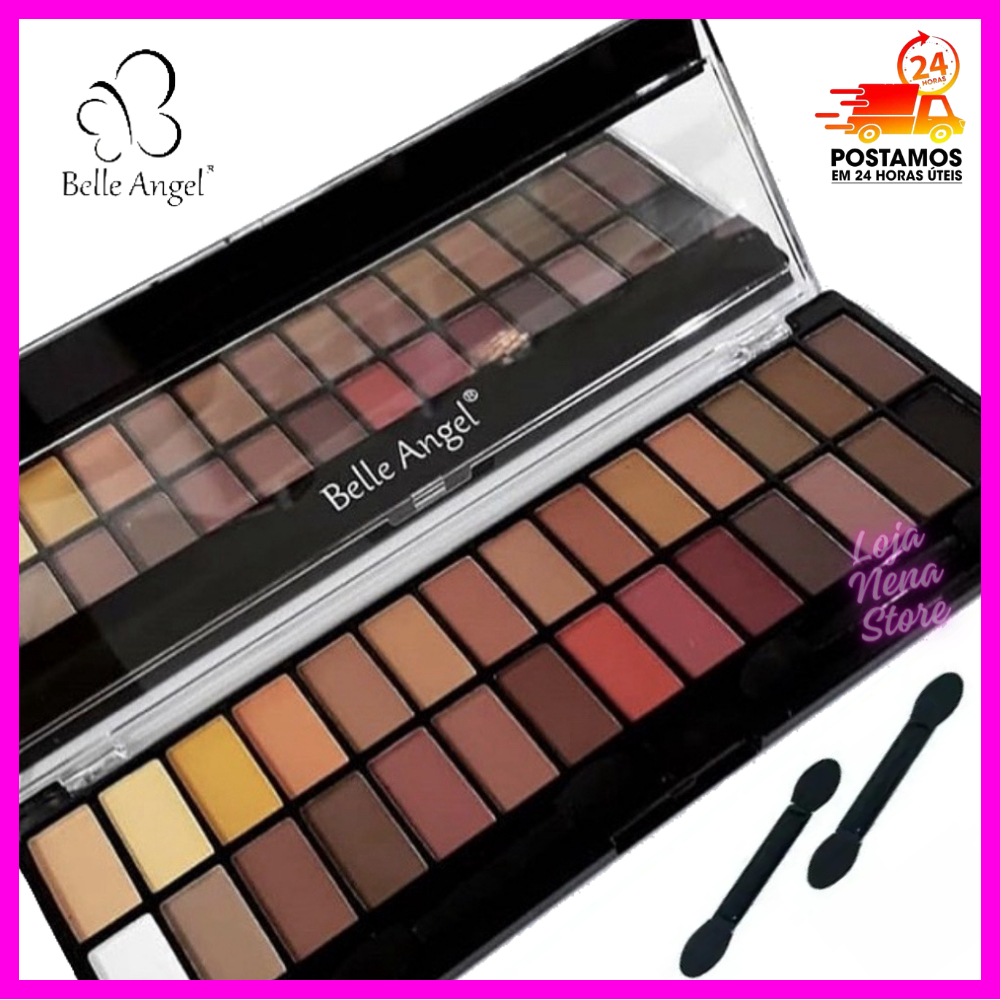 Paleta De Sombra 28 Cores, Belle Angel B013-1 alta pigmentação | Shopee ...