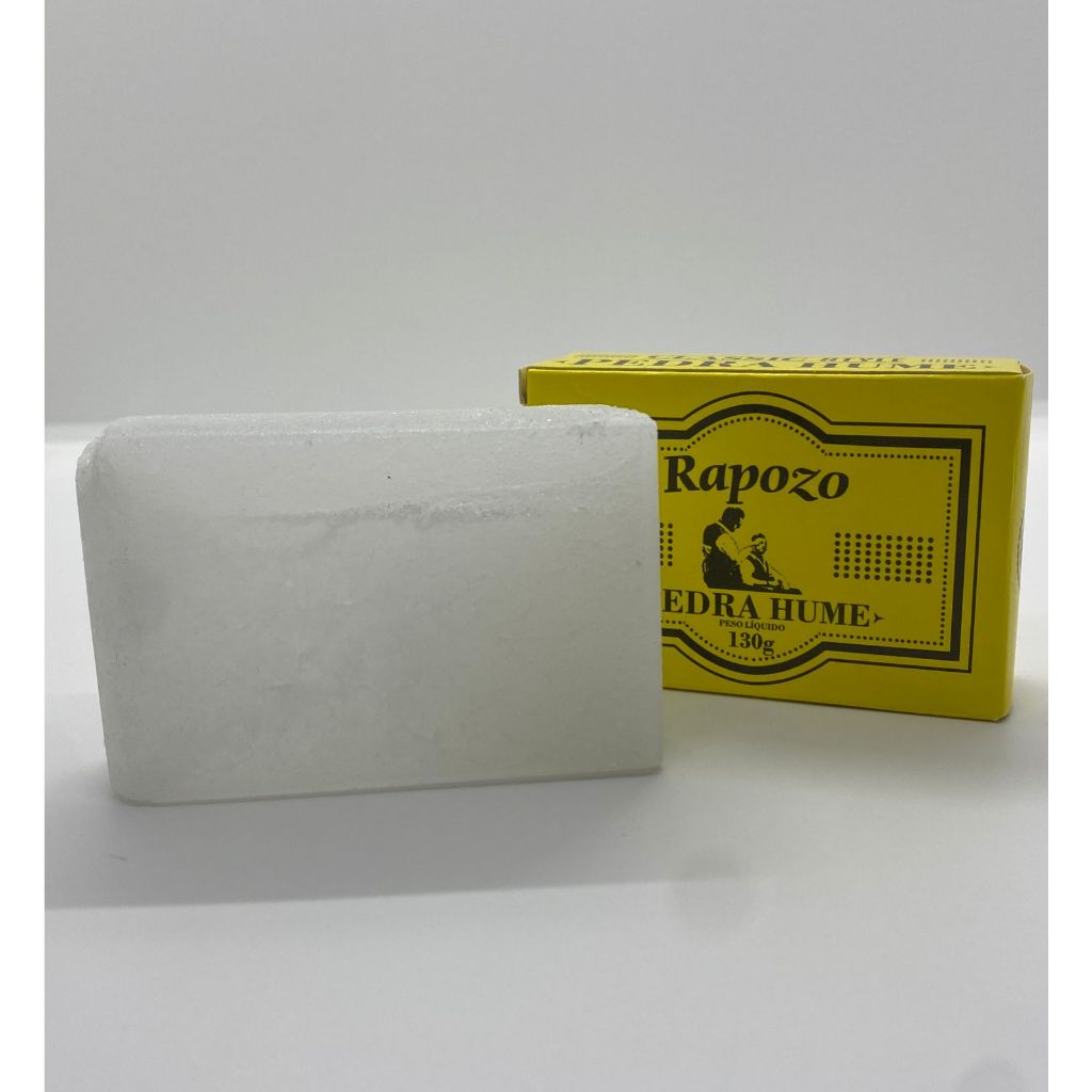 Rapozo Pedra Hume Adstringente 130g | Shopee Brasil