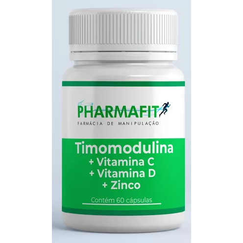TIMOMODULINA 80mg + VIT C 500mg+ VIT D 1.000ui+ ZINCO 20mg com 60 ...