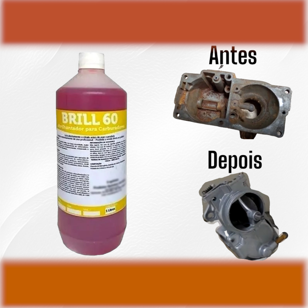 Abrilhantador Restaurador De Carburador Brill 60 1L - Antimônio, zamac ...