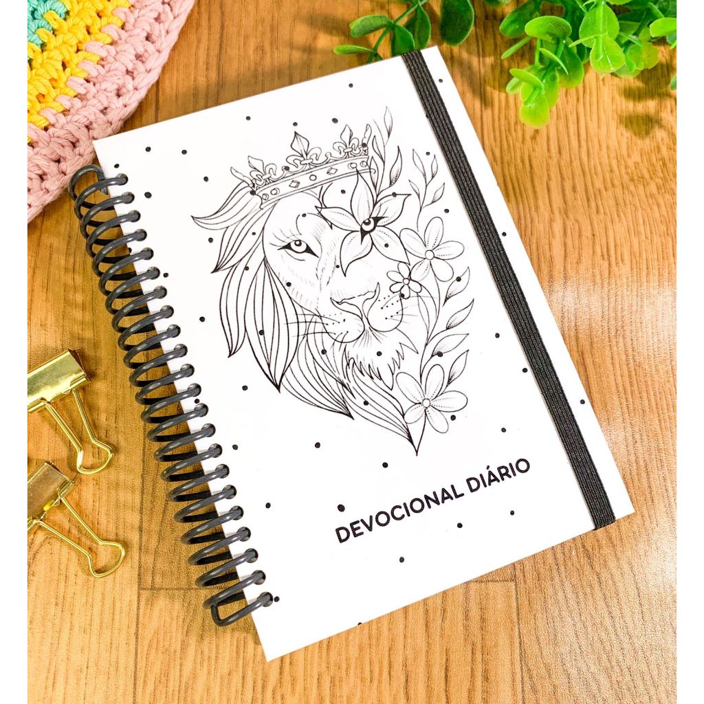 Caderno devocional - mini devocional diário - devocional tamanho A6 - mini devocional de bolsa ...
