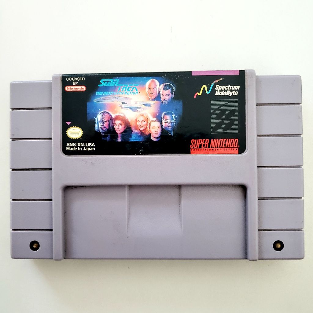 Star Trek The Next Generation Original Super Nintendo SNES | Shopee Brasil