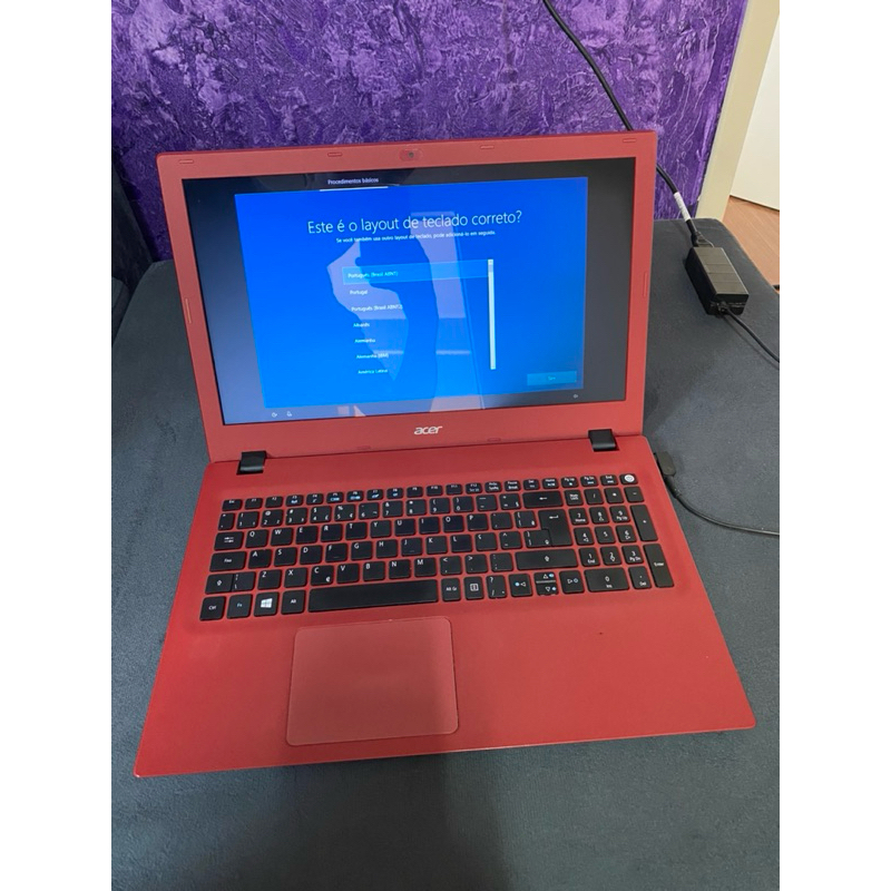Notebook Acer-vermelho 4gb ram 500gb hd | Shopee Brasil
