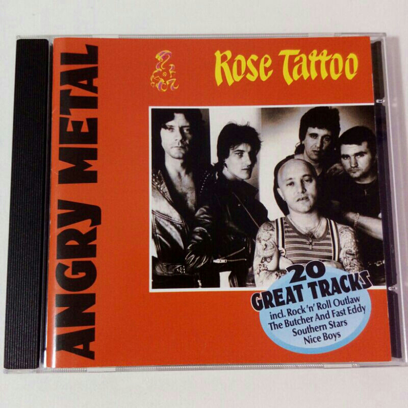 Cd Rose Tattoo - Angry Metal: 20 Great Tracks | Shopee Brasil