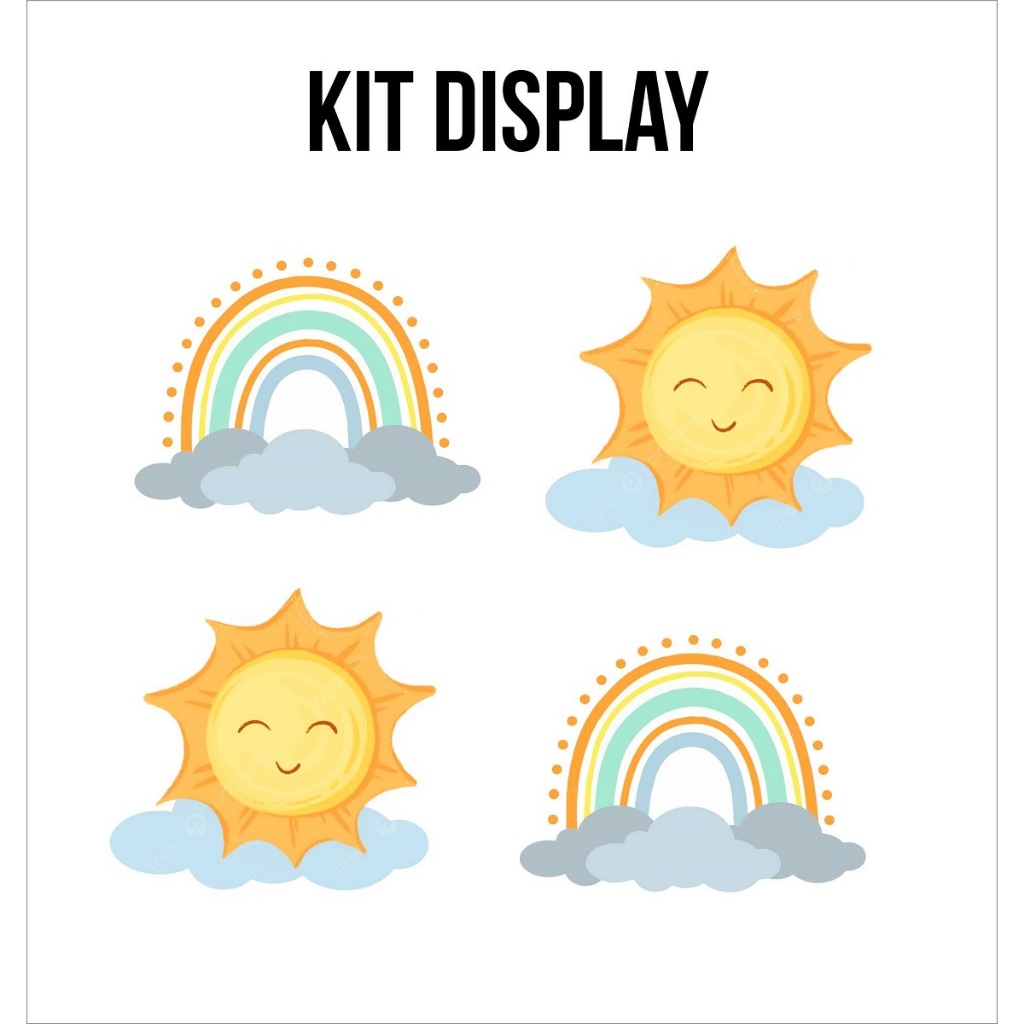 Display minha primeira volta ao sol display de mesa em MDF com 25cm ...