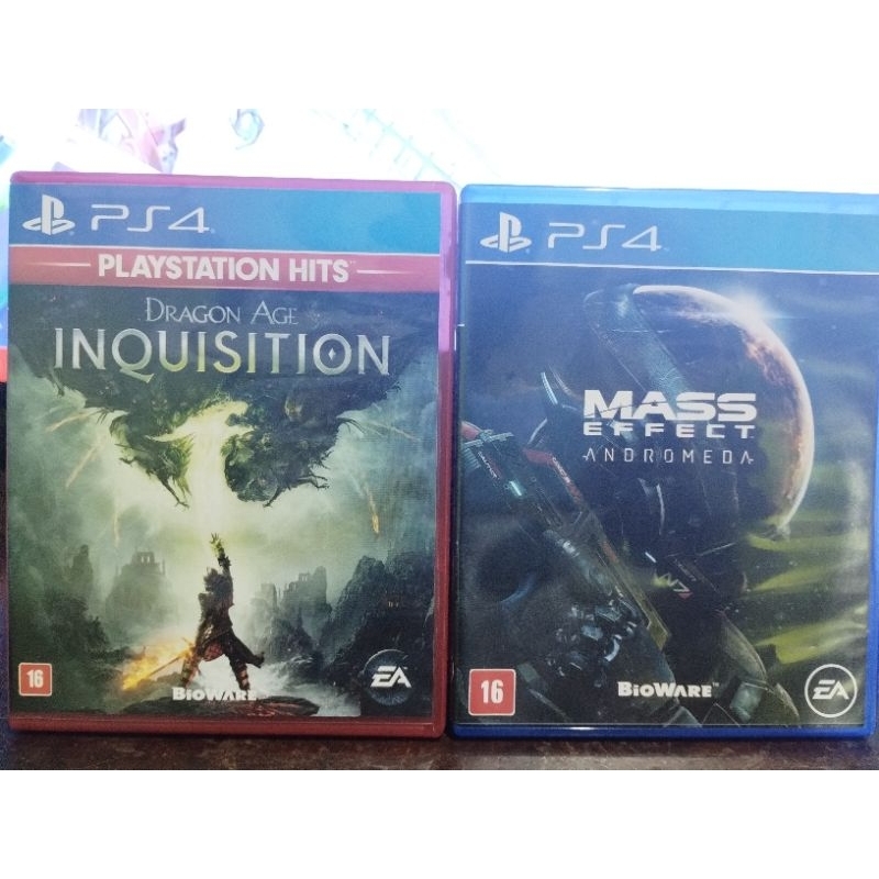 Dragon Age Inquisition e Mass effect Andromeda mídia física. | Shopee ...