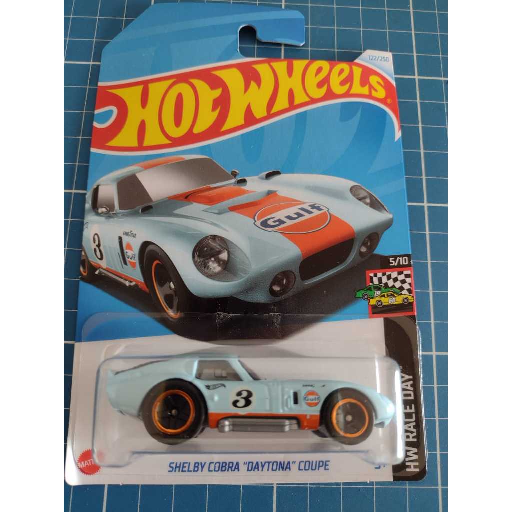 Hot Wheels Shelby Cobra Daytona Coupe Gulf miniatura mattel | Shopee Brasil
