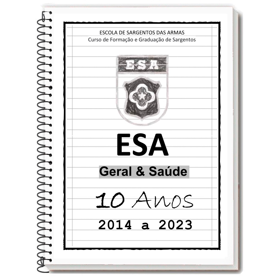 ESA 2023/2024 - Geral & Saúde - Caderno de Provas + Gabarito + Folhas ...