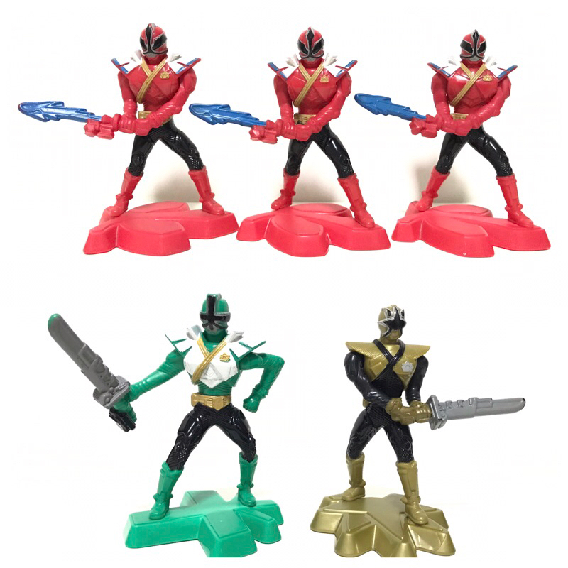Miniaturas Power Rangers Super Samurai - Mc Donald’s 2013 | Shopee Brasil